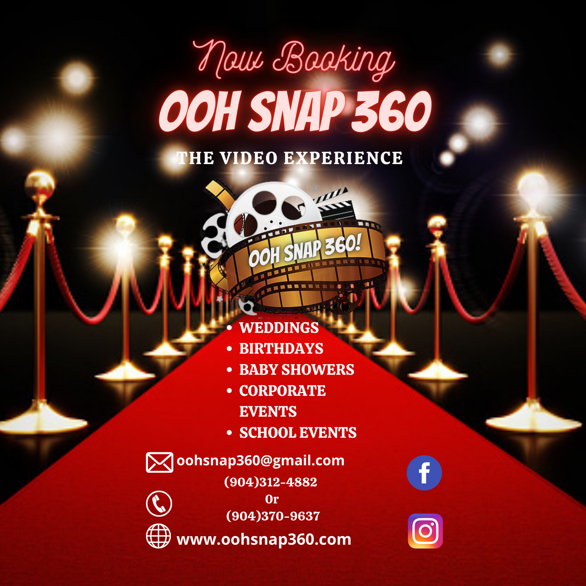 OOH SNAP 360 THE PHOTO BOOTH EXPERIENCE – BROWNIFICIENT Custom Apparels ...